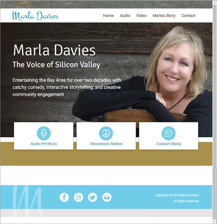 Radio Personality Website - Lauren Francis